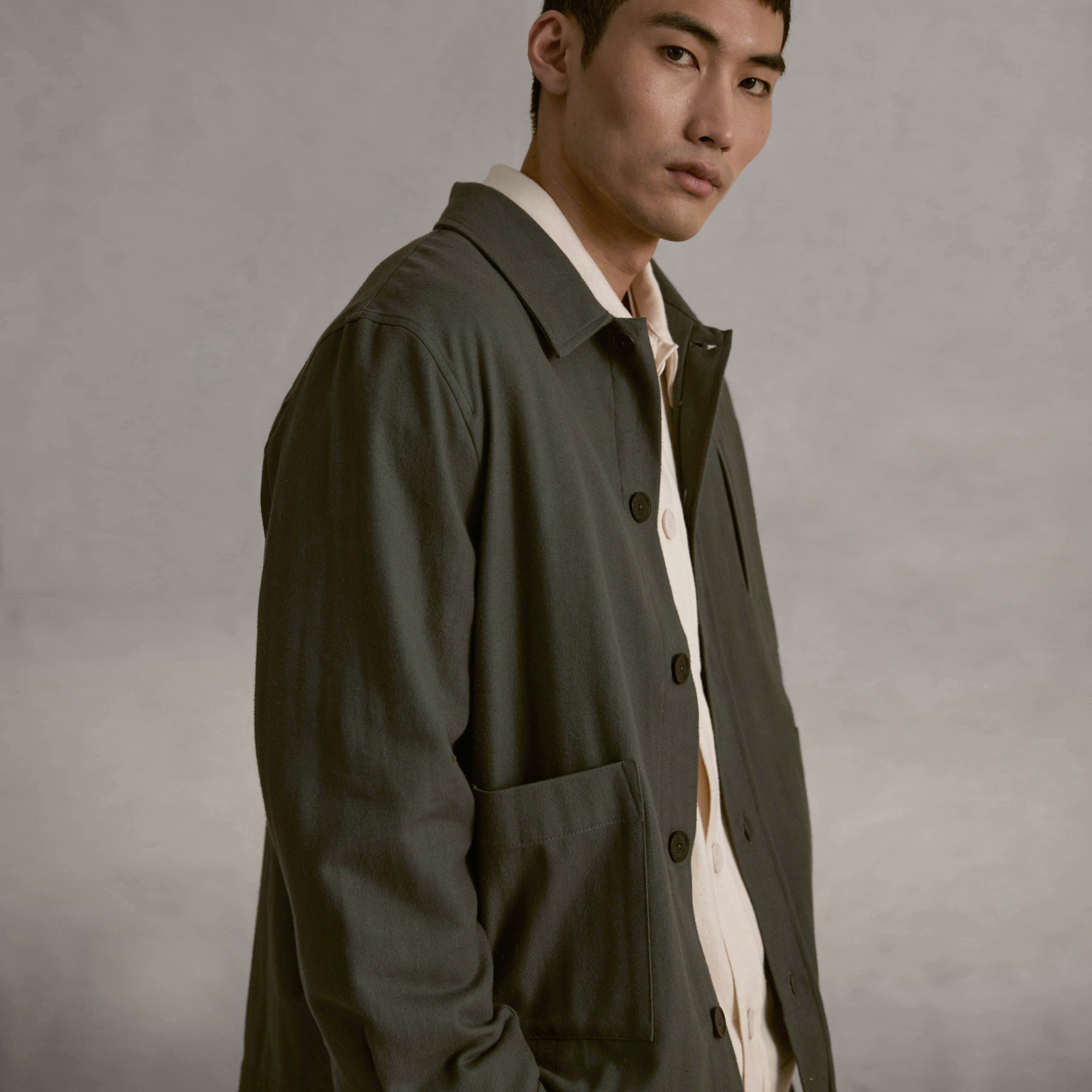 Riley Studio Flannel Overshirt | Softer Volumes