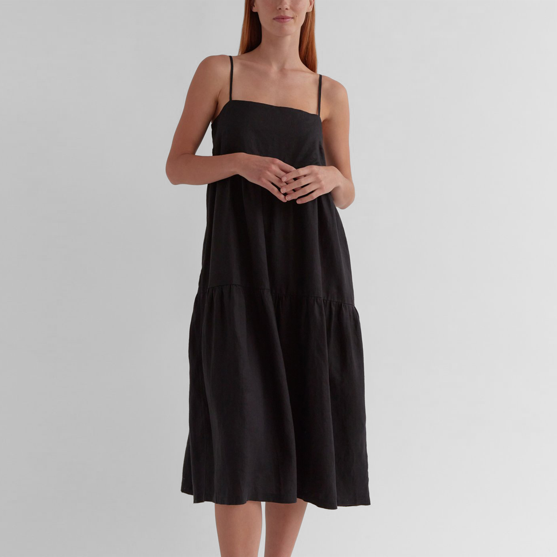 Assembly Label Willow Linen Dress | Softer Volumes