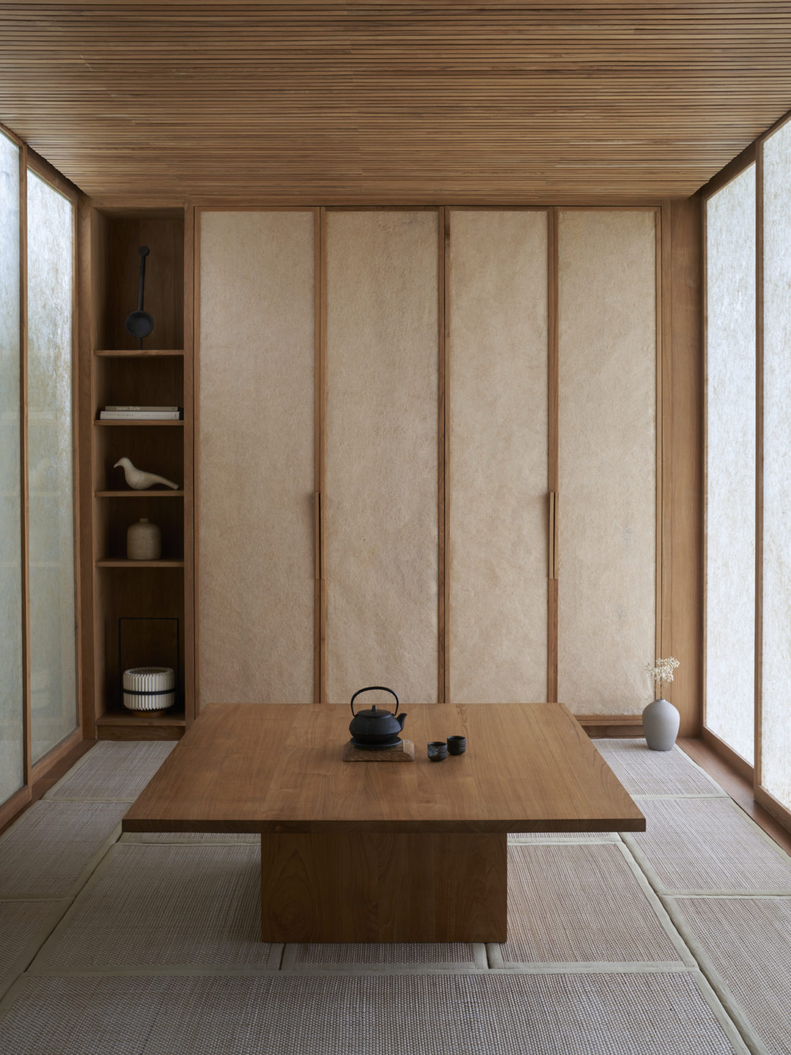 A Warm, Japanese-Inspired Private Studio in Bali | Softer Volumes